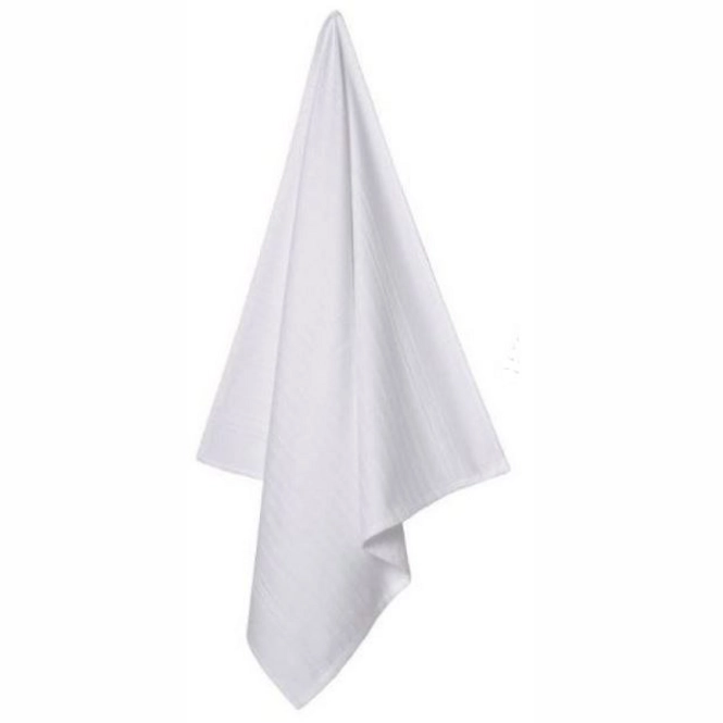 Theedoek Elias Solid White (2-Delig) | Kookexpert