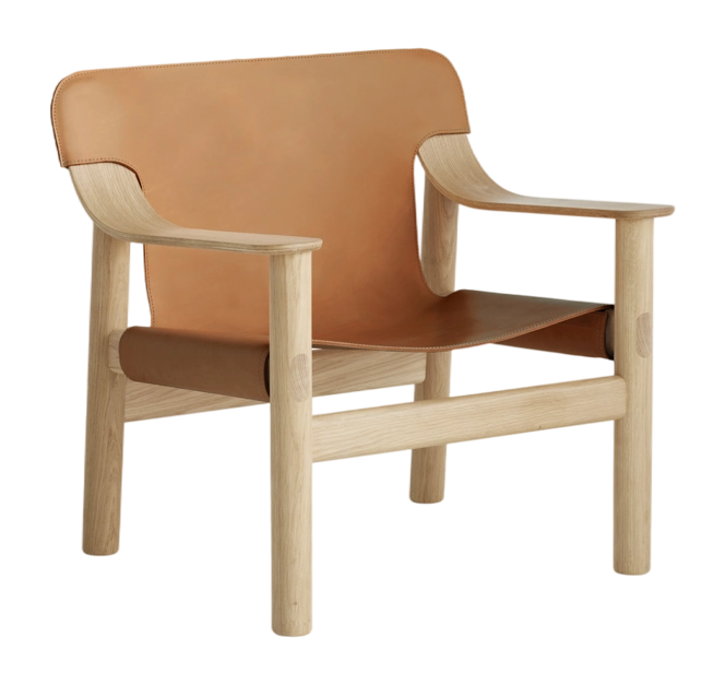 Stoel HAY Bernard Water-Based Lacquered Solid Oak 4 Leg Base Felt ...