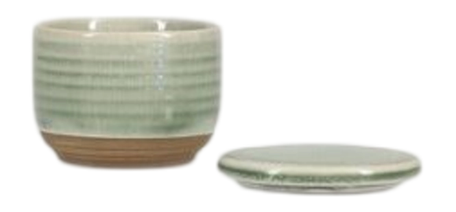 Zuckerdose Salt & Pepper Cameo Green 7 x 6 cm | Kochexperte