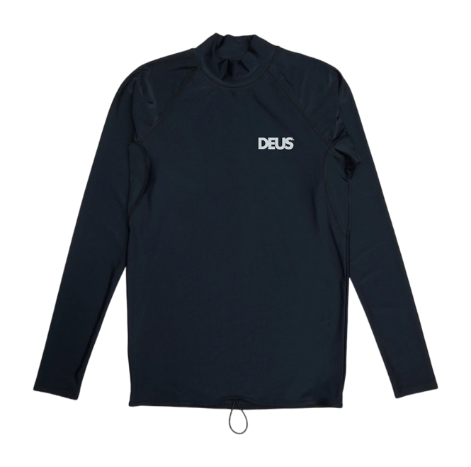 Surf Shirt Deus Men Snake Rash Top Black | Sneaker District