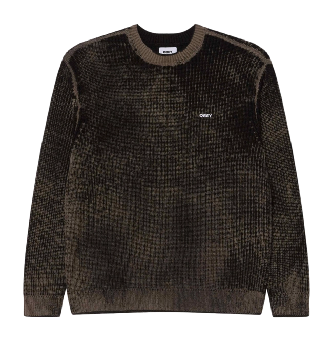 Sweater Obey Men Obey Spray Effect Black Multi | Sneaker District COM