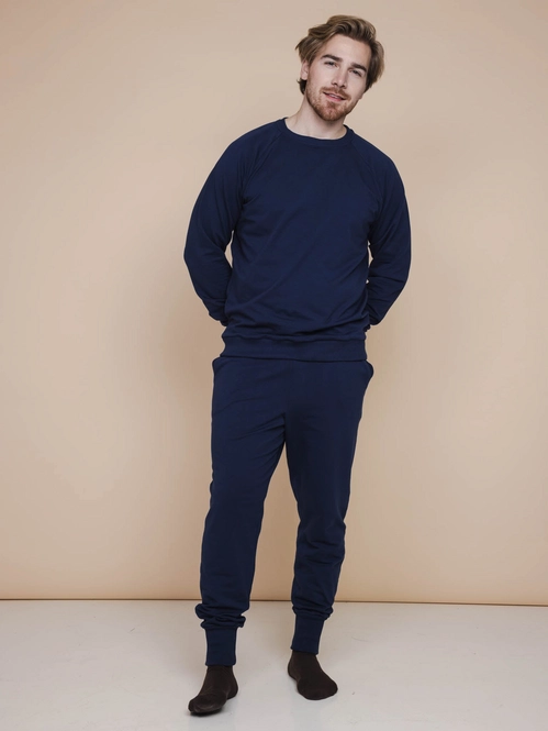 Sweater SNURK Men Slow On Purpose Navy | Bedsupply