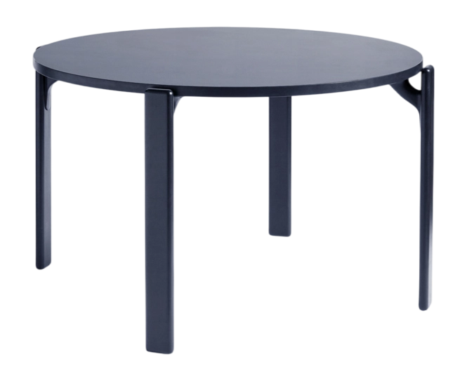 Tafel HAY Rey Deep Blue Water-Based Lacquered Beech Frame Royal Blue ...