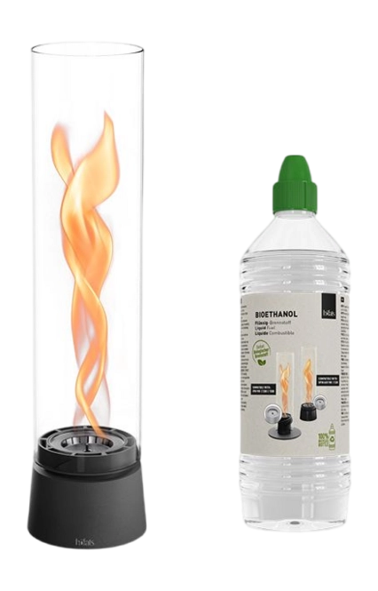 Tafelvuur Höfats Spin Air 900 Matte Black | Stijlvol in Huis