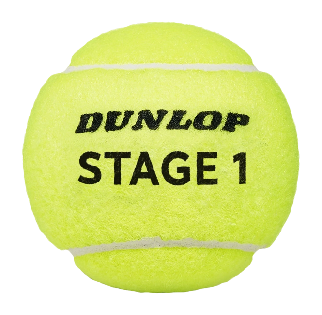 Tennis Ball Dunlop Stage 1 3-tin (Box 24 x 3) | Tennisplanet.co.uk