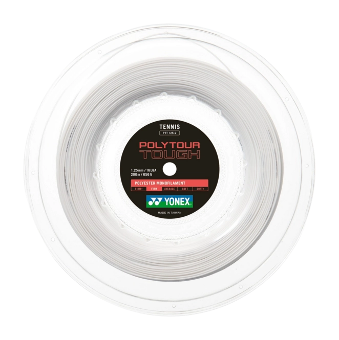 Tennis String Yonex Polytour Tough White 1.25mm/200m | Tennisplanet.co.uk