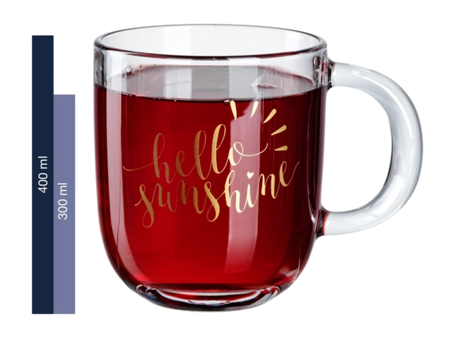 Teeglas Leonardo Emozione Hello Sunshine 400 ml (4er Set) | Kochexperte
