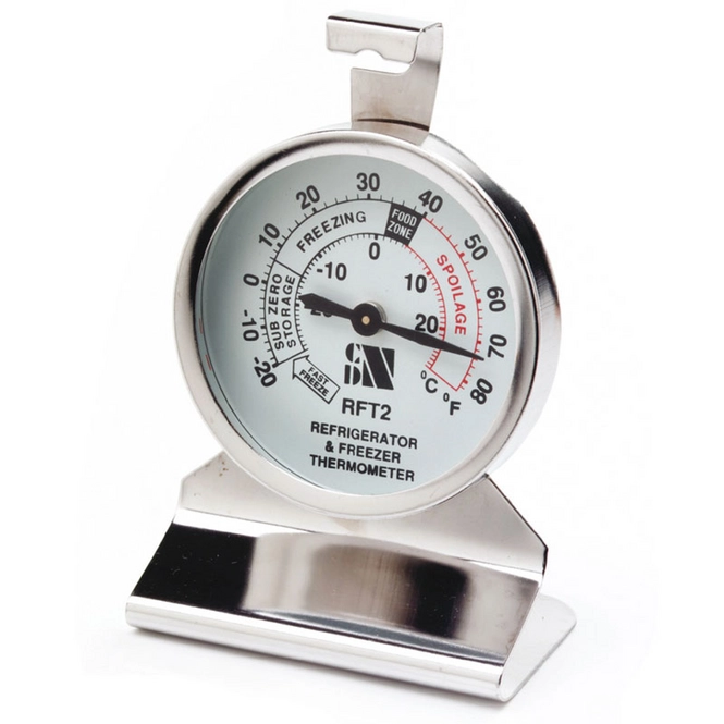 Thermomètre de Réfrigérateur / Congélateur CDN Argent | Cuisineetcocotte