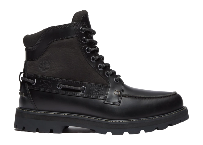 Timberland Men Britton Road Mid Lace Up Boot Black Full Grain ...