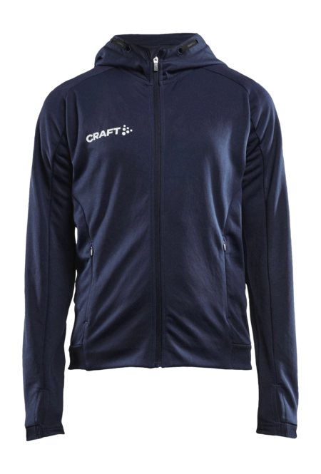 Trainingsjack Craft Junior Evolve Hood Jacket Navy | Etrias.nl