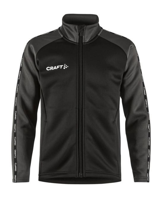 Veste d’Entraînement Craft Enfant Squad 2.0 Full Zip Black-Granite ...