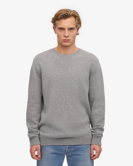 Trui Colorful Standard Men Classic Merino Wool Crew Heather Grey ...