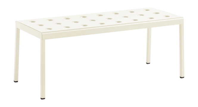 Tuintafel HAY Balcony Low Table Chalk Beige Powder Coated Steel (96,5 x ...