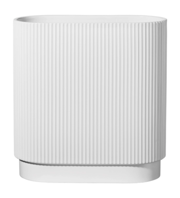 Vase ASA Selection Art Deco White 30 cm | Kochexperte