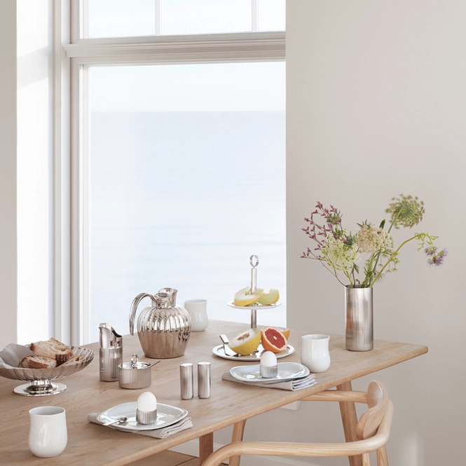 Vase Georg Jensen Bernadotte Stainless steel Large | Cookwarestore