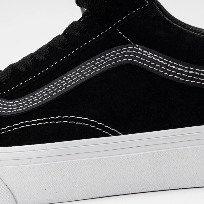 Vans Men Old Skool Pig Suede Black | Sneaker District