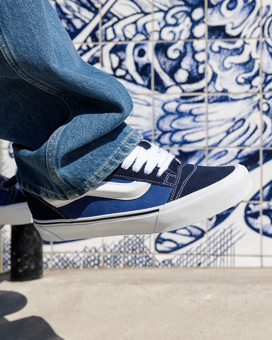 Vans Vault Knu Skool Navy / True White | Sneaker District