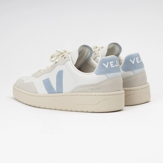 Veja Women's V90 O.T. Leather Extra-White Steel | Sneaker District