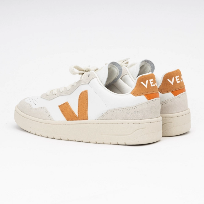 Veja Men V90 O.T. Leather Extra-White Umber | Sneaker District COM