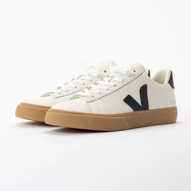 Veja Men Campo Leather White Nautico Natural | Sneaker District