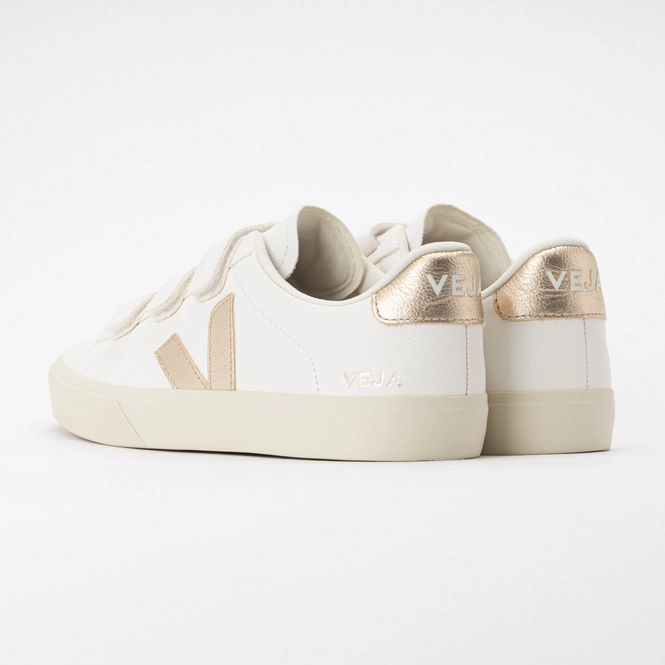 Veja Men Recife Logo Extra White Platine | Sneaker District