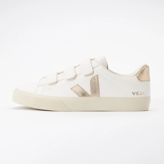 Veja Men Recife Logo Extra White Platine | Sneaker District