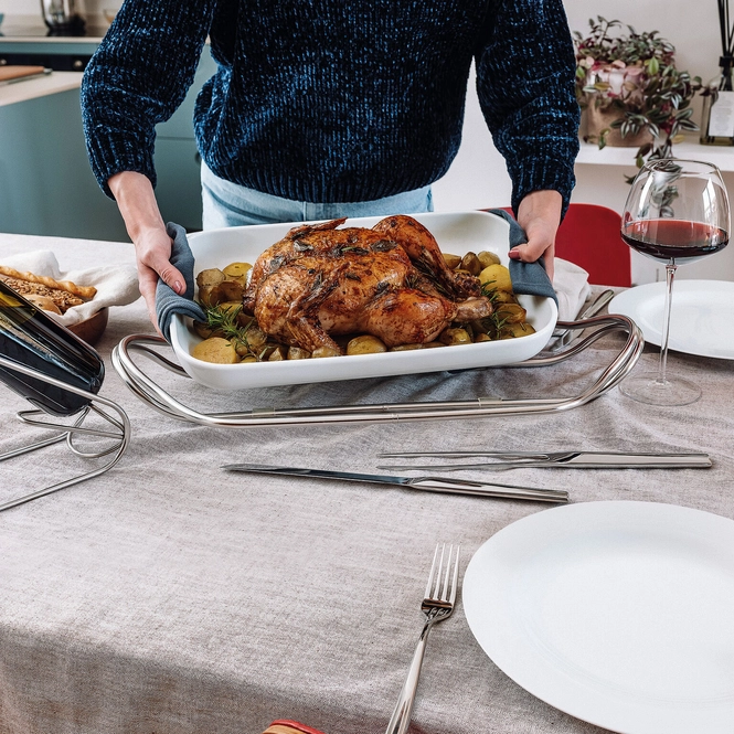 Meat Fork and Knife Sambonet Living | Cookwarestore