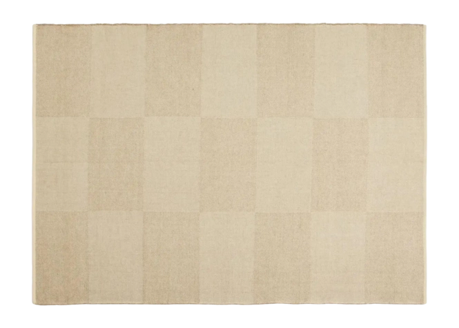 Vloerkleed HAY Check Rug Sand L Check (200 x 300 cm) | Etrias.nl