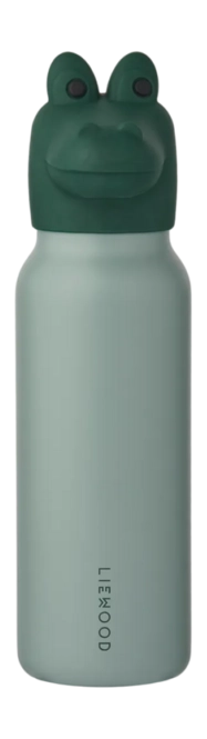 Wasserflasche Liewood Falk Crocodile Lid Peppermint Garden Green 350 ml ...