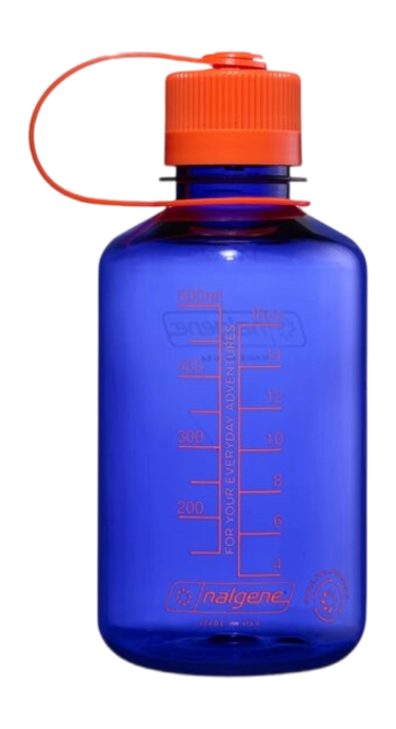 Waterfles Nalgene Narrow Mouth 500ml Periwinkle | Outdoorsupply
