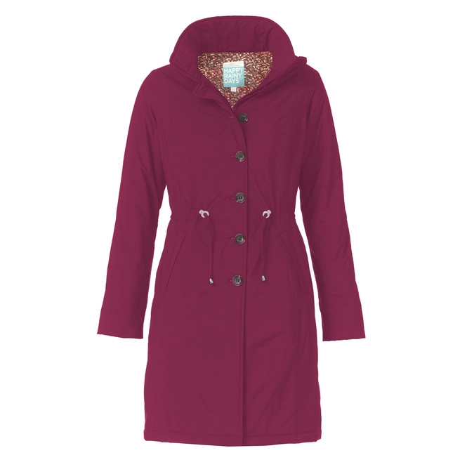 Regenjas Happy Rainy Days Wintercoat Gewatteerd Roselyn Raspberry ...