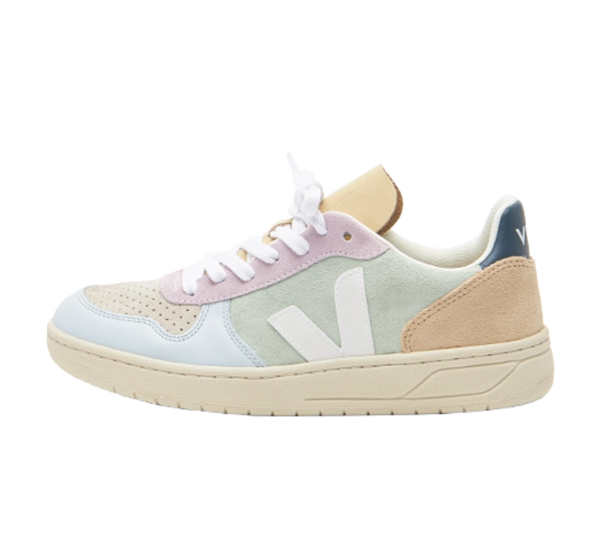 Veja Women’s V-10 Suede Jade / White / Multico | Sneaker District