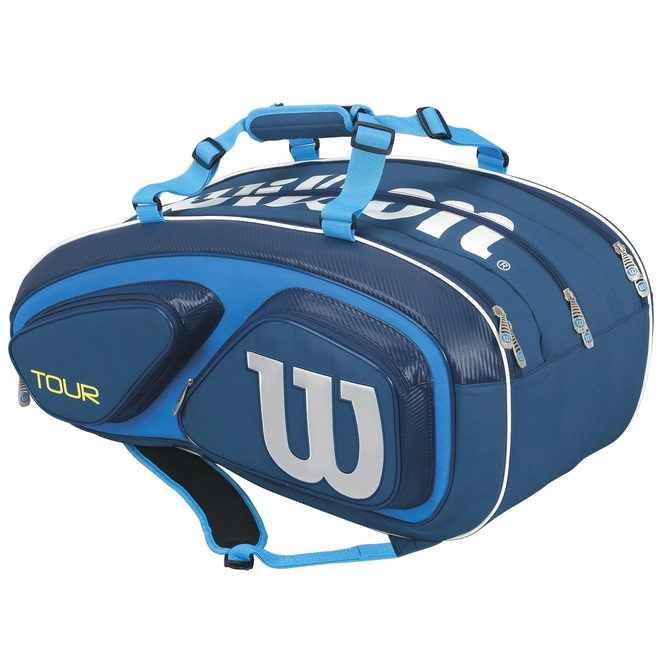 Tennistasche Wilson Tour V 15 Pack Blau | Tennisplanet.de