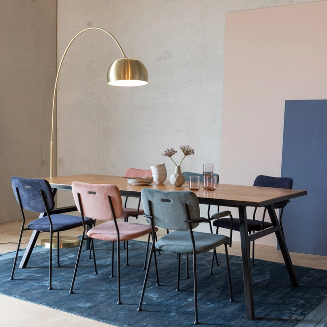 Zuiver Benson Eetkamerstoel Blauw Grijs | Stijlvol in Huis