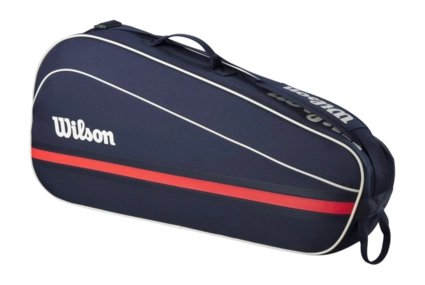 Sac de Tennis Wilson Team 3-Pack Racket Bag 2025 Navy | Tennisplanet.fr