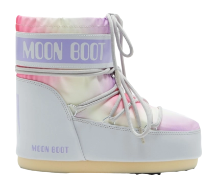 Snowboot Moon Boot Women Low Tie Dye Glacier Grey | Snowbootsexpert