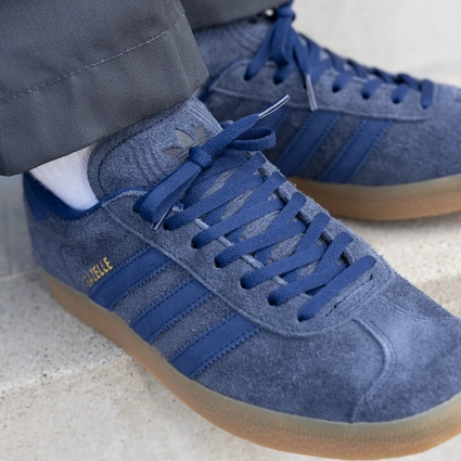 adidas Gazelle Legend Ink / Dark Blue / Gum | Sneaker District