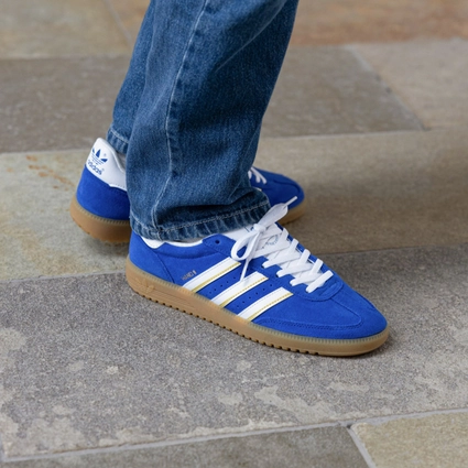 adidas Hand 2 Semi Lucid Blue / Footwear White / Matte Gold | Sneaker ...