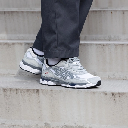 Asics GEL-NYC White / Steel Grey | Sneaker District DE