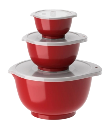 Set de Bol à Mélanger Rosti Margrethe Rouge (3 Pièces) | Cuisineetcocotte