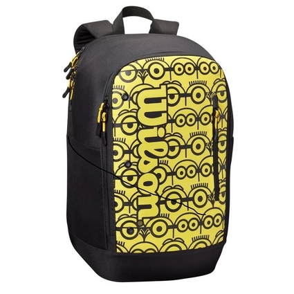 Tennis Bag Wilson Minions Tour Backpack Black Yellow | Tennisplanet.co.uk