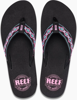 Slipper Reef Women Sandy Hi Black Malibu | Slippers.nl