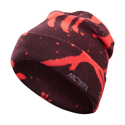 Beanie Arc'teryx Grotto Toque Crimson Hard Coral | Outdoorsupply.co.uk