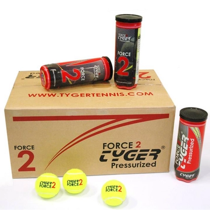 Balles de tennis Tyger Force 2 (18 x 4) | Tennisplanet.fr