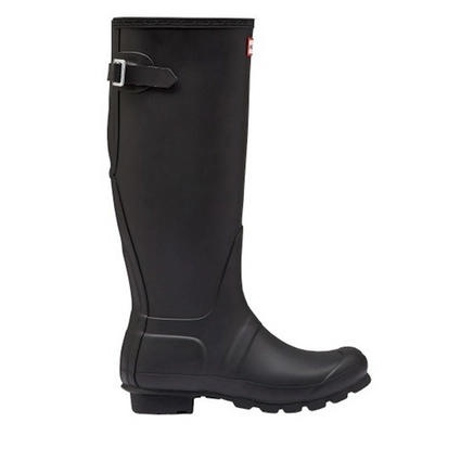 Bottes de pluie Hunter Original Back Adjustable Noir | Bottespluie