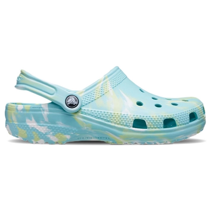 Sandales Crocs Classic Marbled Clog Pure Water Multi | Etrias.fr