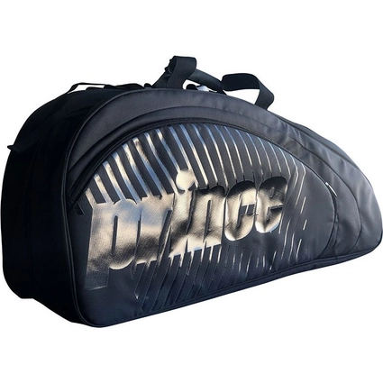 Tennis Bag Prince Tour Futures 6 Black Glossy Black | Tennisplanet.co.uk