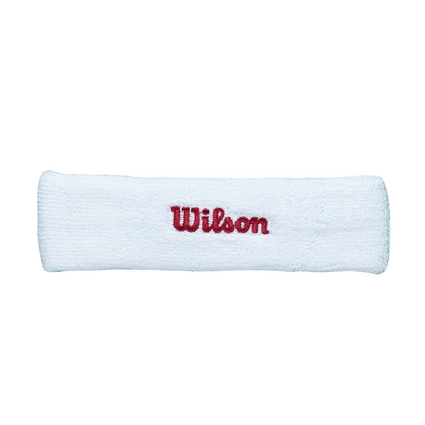 Hoofdband Wilson Headband White | Tennisplanet.nl