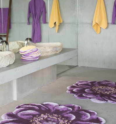 Badematte Abyss & Habidecor Fiore Lila | Handtuchhandel