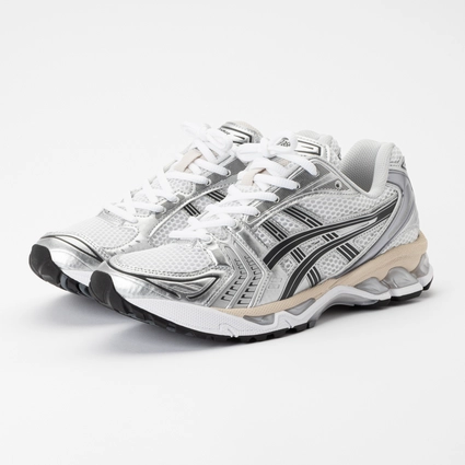 ASICS Unisex GEL-KAYANO 14 White/Graphite Grey | Sneaker District COM